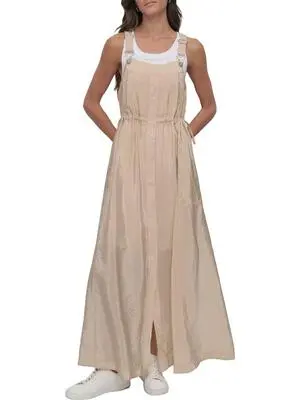 Dkny DKNY Overall Maxi Dress Chino Khaki