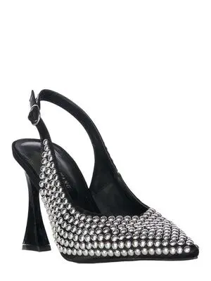 AZALEA WANG AZALEA WANG Almida Studded Slingback Pumps