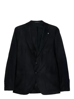 Tagliatore Silk Blazer - Blue