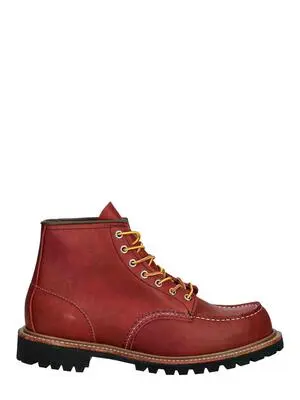 Red Wing Leather Ankle Boots - Red