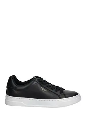 COACH® Leather Low Top Sneakers - Black