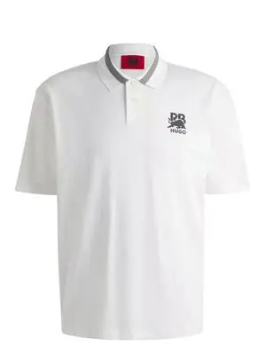 Hugo Logo-print Polo Shirt - White