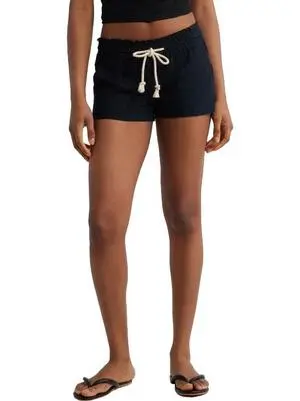 Roxy Oceanside Cotton Shorts - Anthracite
