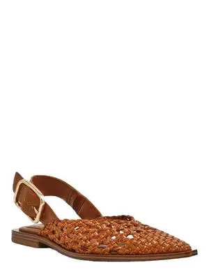 Steve Madden Shay Slingback Flats - Cognac