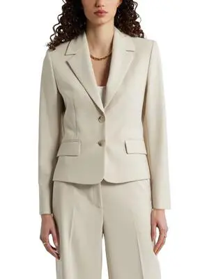 Nordstrom The Hanna Slim Fit Blazer Beige Oatmeal