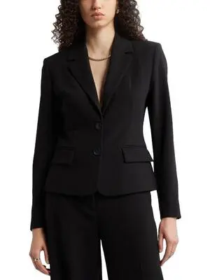 Nordstrom The Hanna Slim Fit Blazer Black