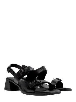 Camper Kora Buckle Sandal - Black