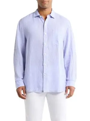 Tommy Bahama Paradise Breezer Linen Shirt - Classic Lavender