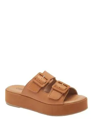 Cordani Cordani Karson Platform Slide Sandal Cuoio