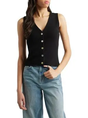 Rails Rosa Rib Vest - Black