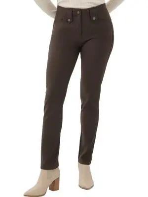 Anatomie Skyler Fleece-lined Travel Pant - Espresso