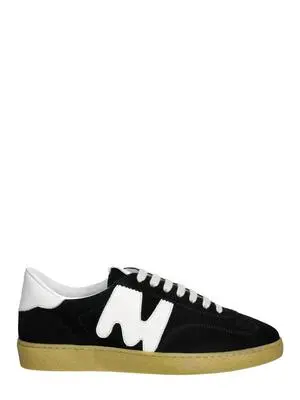 MSGM Panelled Low Top Sneakers - Black
