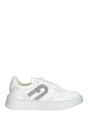 Furla Glitter Detailing Sneakers - White