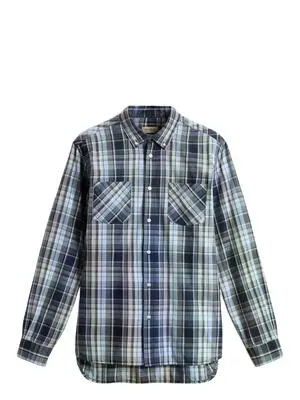 Woolrich Madras Shirt - Blue