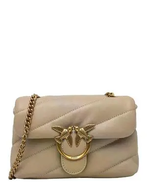 Pinko Love Puff Crossbody Bag - Neutrals