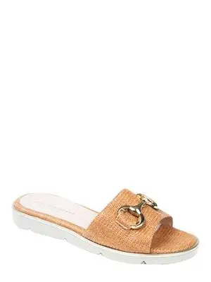 PATRICIA GREEN Princeton Sandal - Cognac Raffia