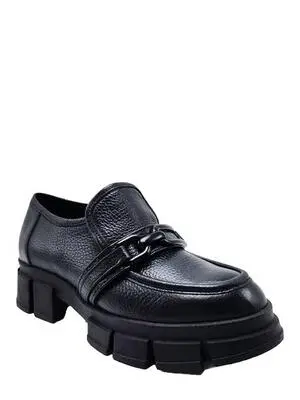 BEAUTIISOLES Raquel Platform Loafer - Black