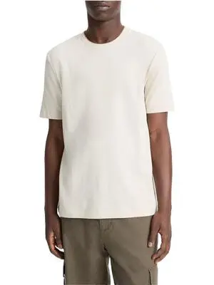 Vince Double-neck Pima Cotton T-shirt - Red