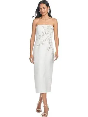 Sachin & Babi Sadie Cloque Dress - White