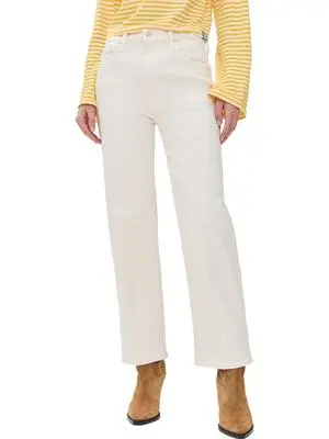 MOTHER MOTHER The Rambler Zip Ankle Straight Leg Jeans