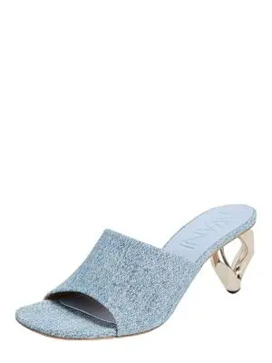 JW Anderson Chain Heel Mules - Blue