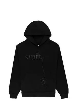 SP5DER Wait Stone Hoodie - Black