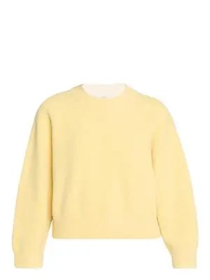 Vince Bouclé Crewneck Sweater - Straw Seed