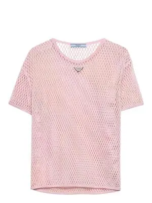 Prada Mesh T-shirt - Pink