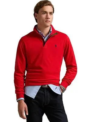 Polo Ralph Lauren Long Sleeve Quarter Zip Pullover - Red