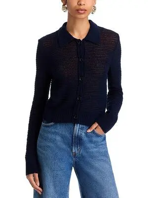 FRAME The Shrunken Cardigan - Navy