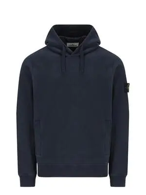 Stone Island Hooded Sweatshirt - Blue
