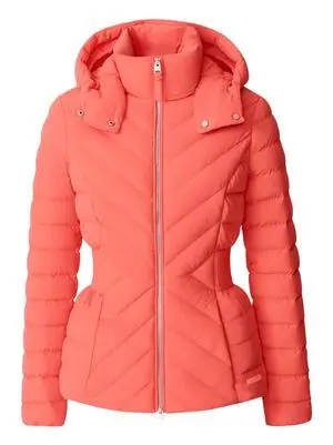 Mackage Idalee Hooded Down Jacket - Papaya