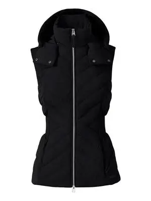 Mackage Hoshi Light Down Hooded Vest - Black