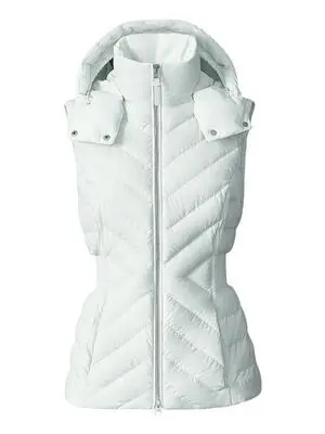 Mackage Hoshi Light Down Hooded Vest - Cream