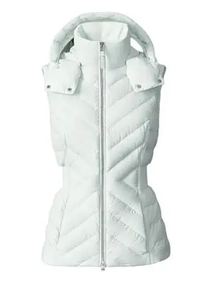 Mackage Hoshi Light Down Hooded Vest - Cream
