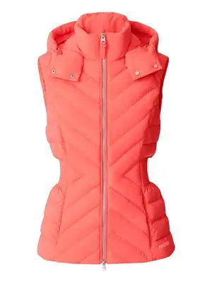Mackage Hoshi Light Down Hooded Vest - Papaya