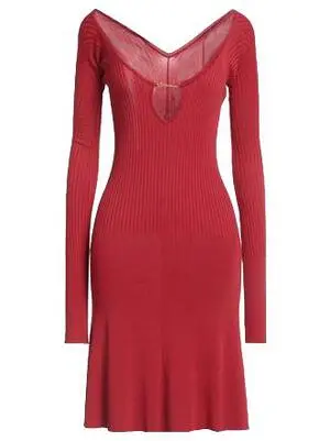 Jacquemus Mini Flared Dress Red