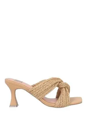 BIBI LOU Raffia Sandals - Beige