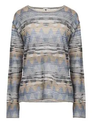 Missoni Multicolor Knit Sweater - Light Blue