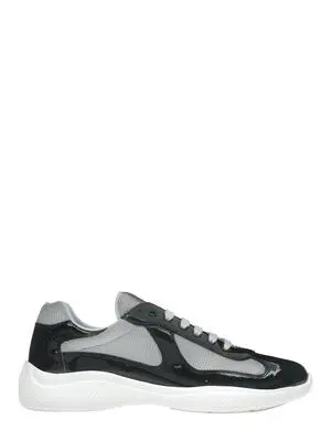Prada America's Cup Sneakers Anthracite Gray/silver