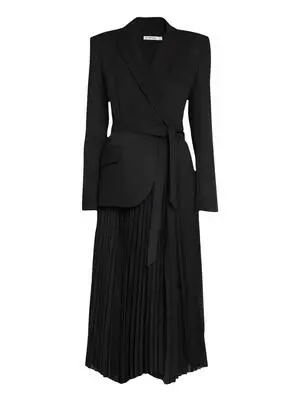 Simkhai Ambretta Dress With Pleated Skirt - Black