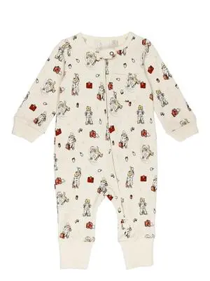 L'OVEDBABY Organic Cotton Zip Romper - Adventure Paddington