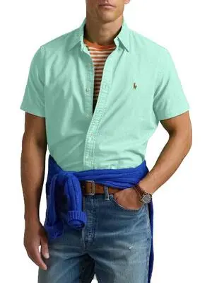 Polo Ralph Lauren Big & Tall Oxford Sport Shirt - Summer Emerald