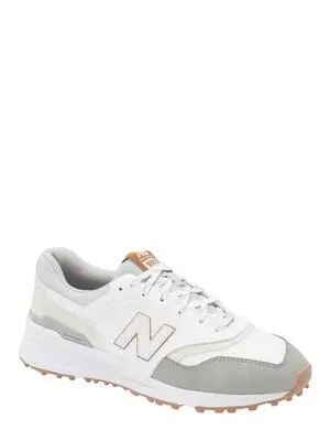 NEW BALANCE 997 Sl Waterproof Spikeless Golf Shoe - White / Grey
