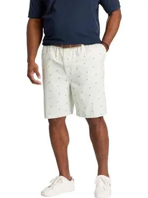 HARBOR BAY BY DXL Harbor Bay Big & Tall Elastic-waist Shorts - Turtle Green