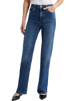 FRAME FRAME The Arrow High-Waist Bootcut Jeans Rival