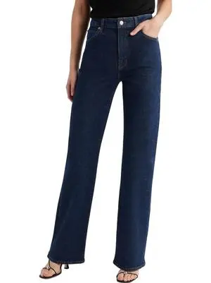 FRAME The Arrow High-waist Bootcut Jeans - Taboo