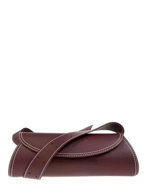 JIL SANDER Cannolo Shoulder Bag - Red