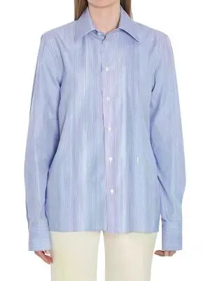 Saint Laurent Cassandre Shirt - Blue