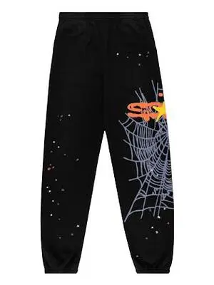 SP5DER Heavy Web Sweatpants - Black